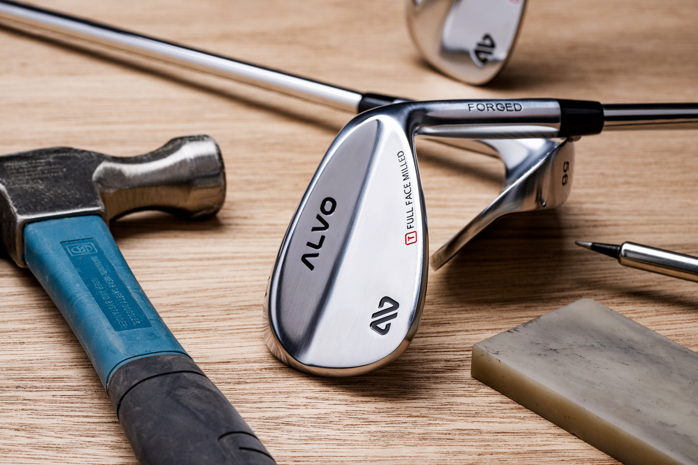 Full Face Precision Milled Wedge - 3 Wedge Set - 52, 56, 60 – Alvo Golf